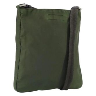 Prada Sac bandouli&egrave;re en nylon Pre-owned - Femme - Pre-owned - Vert - Taille: ONE Size