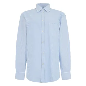 Golden Goose Homme, Chemises, Bleu, Taille: M Chemise ray&eacute;e en coton