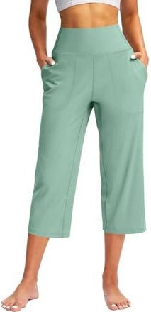 Generic Pantalon 3/4 Femme Taille éLastique, Pantalon Court Femme Été Pantacourt Fluide Jambe Pantalons de Jogging léger pour Femmes Pantalons de Longueur 3/4