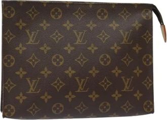 Louis Vuitton Pre-owned Toile trousses-de-toilette - Femme - Pre-owned - Brun - Taille: ONE Size