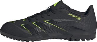 adidas Unisex Predator Club Turf Football Boots, core Black/Carbon/Lucid Lemon, 44 2/3 EU