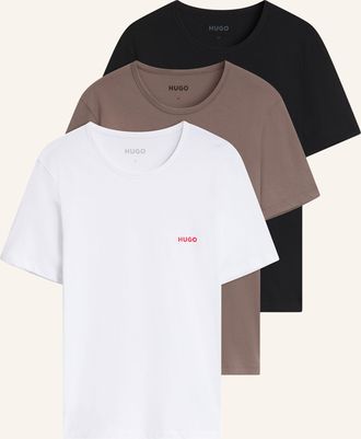 HUGO BOSS Hugo 3er-Pack T-Shirts T-Shirt Rn Triplet P Regular Fit grau