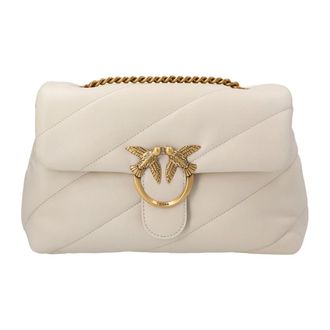 Pinko Pinko, Femme, Sacs, Blanc, Taille: ONE Size Classic Love Bag Puff