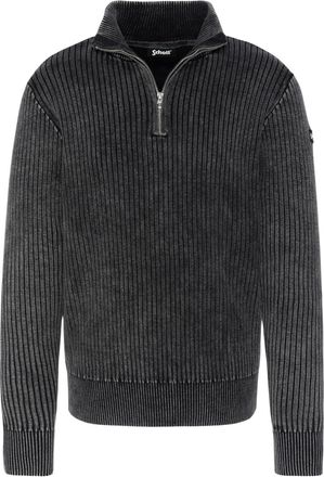 Schott NYC Herren plkarter2 Pullover, Schwarz, Large