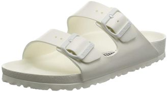 Birkenstock Unisex-Erwachsene Arizona Eva Pantoletten, Wei&szlig; (43), 37 EU