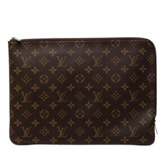 Louis Vuitton Pre-owned Etui Voyage MM - Femme - Pre-owned - Brun - Taille: ONE Size