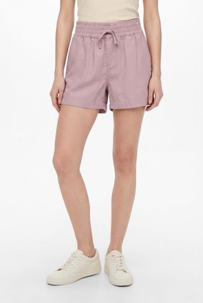 Only Shorts ONLY ONLARIS LIFE PULL UP SHORTS WVN CC, Damen, Gr. XS, N-Gr, burnished lila, Web, Obermaterial: 93% Viskose, 7% Polyester, unifarben, regular 