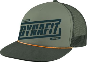 Dynafit Unisex Graphic Trucker Cap, sage-tabloid, ONE SIZE