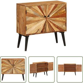 vidaXL Mango Holz - Sideboard Massivholz Mango 85x30x75 cm