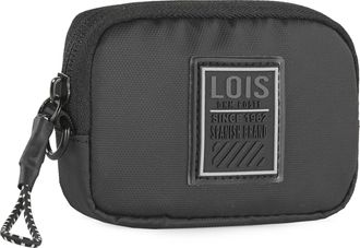 Lois Schlüsseltasche - Münzbeutel - Mann Schlüsselanhänger - Schlüsseletui mit Reißverschluss RFID - Schlüssel Tasche - Autoschlüssel, Schwarz