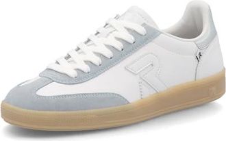 Rieker Baskets Noires, Blanc Multicolore combiné Bleu Blanc Nacre, 37 EU
