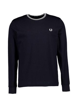 Fred Perry Herren Longsleeve blau