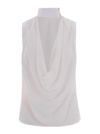 Elisabetta Franchi Top - Blanc