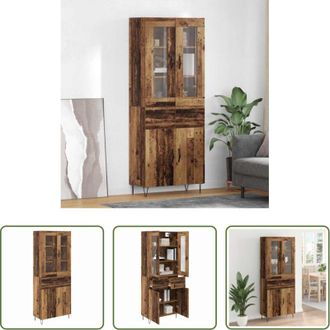 vidaXL vidaXL Altholz - Highboard Altholz 69,5 x 34 x 90 cm Holzwerkstoff