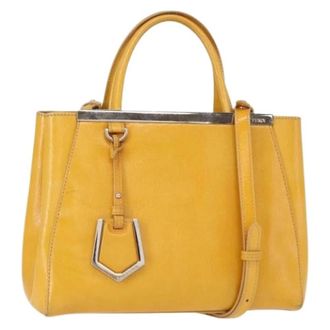 Fendi Sac &agrave; main en cuir Pre-owned - Femme - Pre-owned - Jaune - Taille: ONE Size