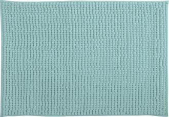 MSV Badteppich Badvorleger Duschvorleger Chenille Hochflor Badematte 40x60 cm - Pastellgrün