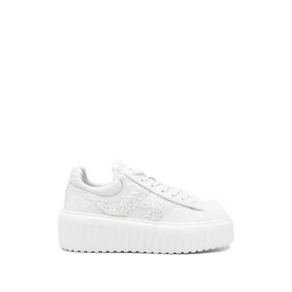 Hogan Femme, Chaussures, Blanc, Taille: 39 EU H-Stripes Baskets