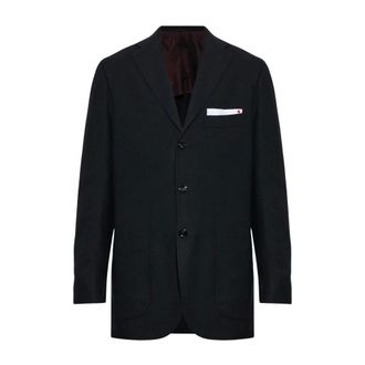 Kiton Blazer en cachemire - Homme - Vestes - Noir - Taille: 2XL