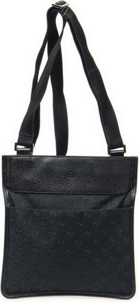 Gucci Crossbody Bags - Small Flat Messenger - Gr. unisize - in Schwarz - f&uuml;r Damen