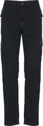 Stone Island Homme, Jeans, Bleu, Taille: W34 Pantalon Cargo en Coton