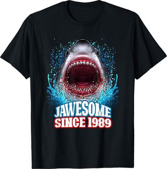 BDAZ 37. Geburtstag Jawesome Seit 1989 Shark 37 Jahre alt T-Shirt