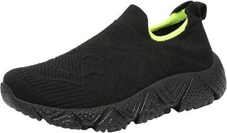 Generic Chaussures bateau &agrave; enfiler pour homme avec semelles &eacute;paisses, chaussures de sport basses antid&eacute;rapantes, l&eacute;g&egrave;res, respirantes, d&eacute;contract&eacute;es, confort