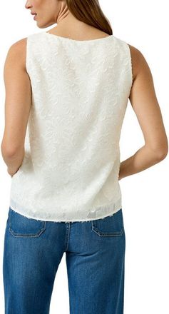 s.Oliver Black Label Blusentop mit floralem Muster und V-Aussschnitt