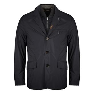 Moorer Homme, Vestes, Bleu, Taille: S Veste Imperm&eacute;able en Tissu Technique