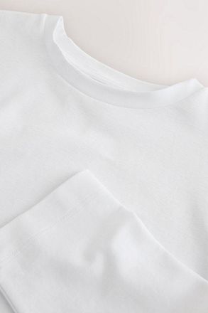 Next Langarmshirt Rundhals-Langarmshirt aus schwerem Stoff (1-tlg)