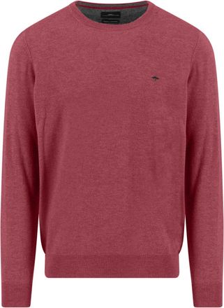 Fynch-Hatton Pullover aus Woll-Kaschmir-Mix mit Rundhalsausschnitt Berry/XXL