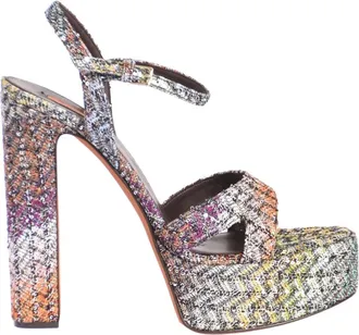Missoni Femme, Chaussures, Multicolore, Taille: 36 EU Sandales &agrave; talons hauts