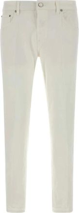Pantaloni Torino Homme, Jeans, Blanc, Taille: W34 Jean en denim stretch