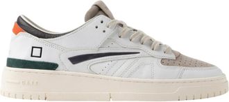 D.A.T.E. D.a.t.e., Homme, Chaussures, Blanc, Taille: 43 EU Baskets Colorées Style Tournoi
