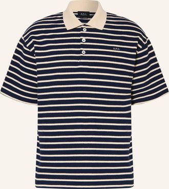 A.P.C. Jersey-Poloshirt blau