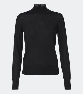 Carolina Herrera Pullover aus einem Woll- und Seidengemisch
