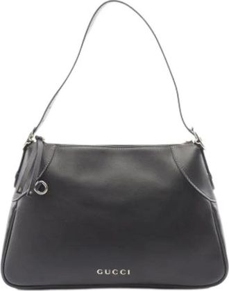Gucci Sac bandouli&egrave;re vintage Pre-owned - Femme - Pre-owned - Noir - Taille: ONE Size