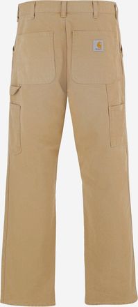 Carhartt Work in Progress Single Knee Cotton Trousers - Beige