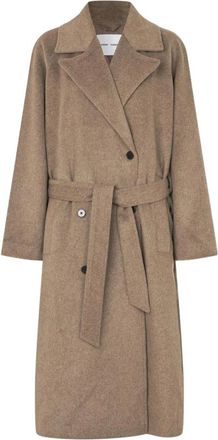 Sams&oslash;e & Sams&oslash;e Sahannen Coat - - Coats - Damen - Braun - M