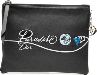 Dior 2015 Leather Diorissimo Voyageur clutch bag - Schwarz