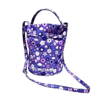 Balenciaga Pre-owned Sac seau en toile Wheel XS - Femme - Pre-owned - Violet - Taille: ONE Size