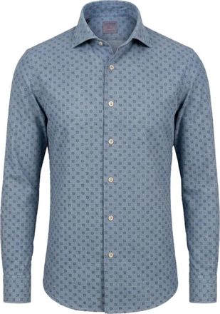 Mazzarelli Homme, Chemises, Bleu, Taille: M Chemises