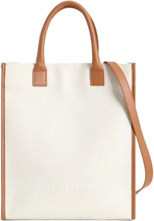 Woolrich Femme, Sacs, Blanc, Taille: ONE Size Tote Bag