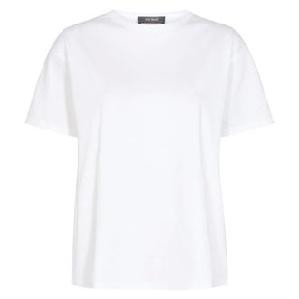 Mos Mosh MOS Mosh, Femme, Tops, Blanc, Taille: 44 FR Must-Have Classique Blanc Aina O-Ss Tee T-Shirt