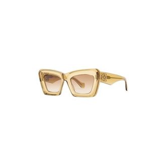 Loewe Lunettes de soleil transparentes Beveled Cateye