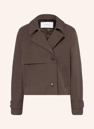Comma Comma Kastenjacke braun