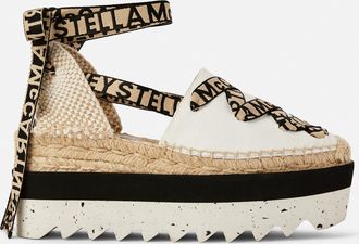 Stella McCartney Gaia Platform Espadrilles, Woman, White, Size: 40