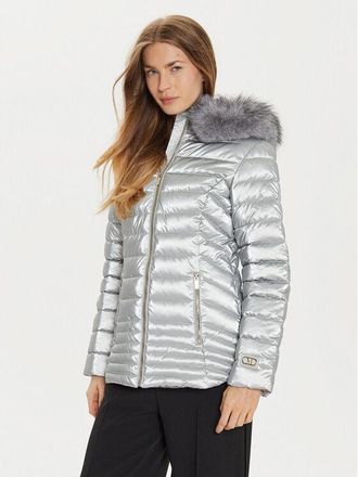 Guess Daunenjacke 4BGL01 7176A Silberfarben Regular Fit