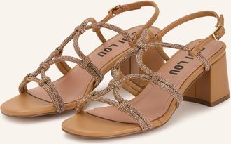 Bibi Lou Bibi Lou Sandaletten Quail Mit Schmucksteinen beige