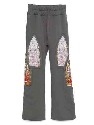 Who Decides War by Ev Bravado pantalon Triple Flame Glass - Gris
