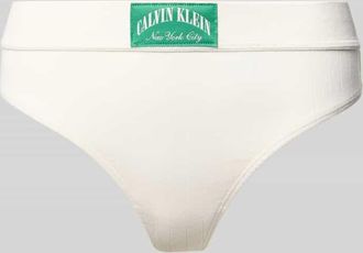 Calvin Klein Underwear String aus Baumwoll-Mix Modell THONG